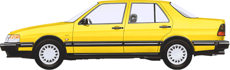Gul bil! - Saab Car Museum